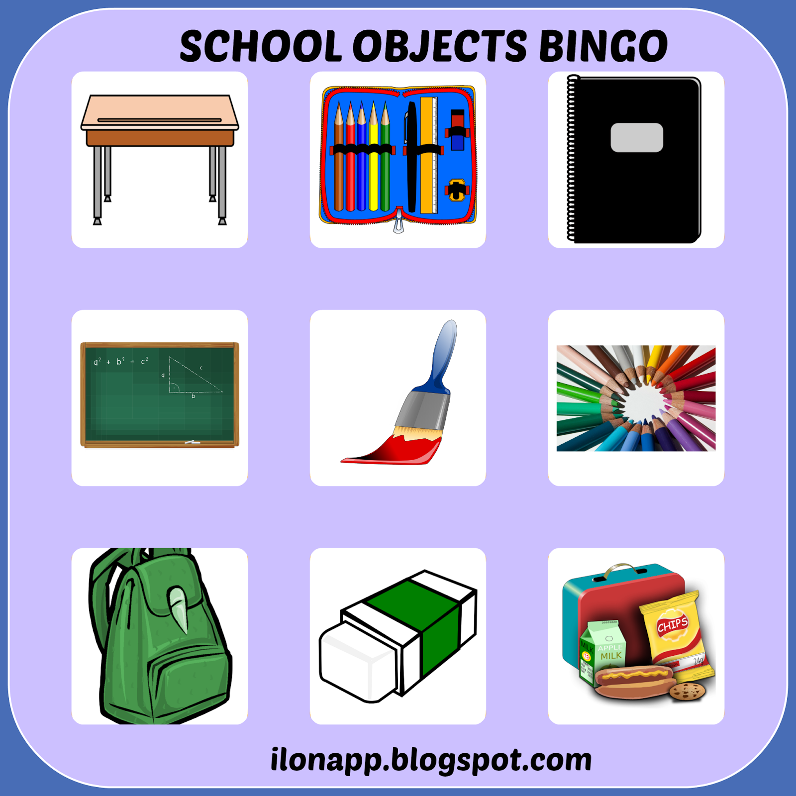 Wordwall spotlight 5 classroom objects