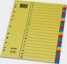 Surya Mas Stationery: Divider 6043, Pembatas File A-Z