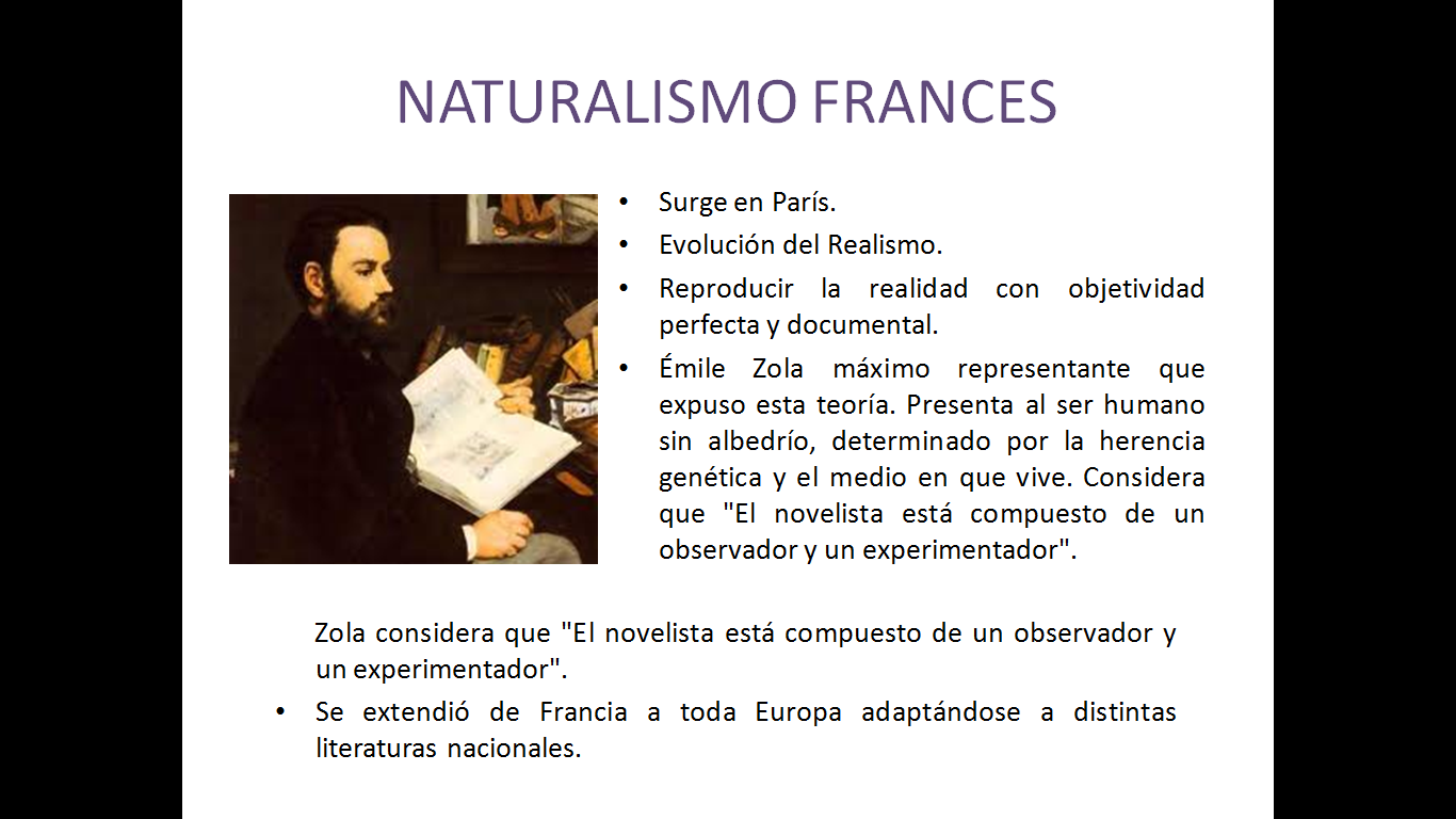 Literatura a través de la historia: NATURALISMO FRANCÉS- CONTEXTO HISTORICO
