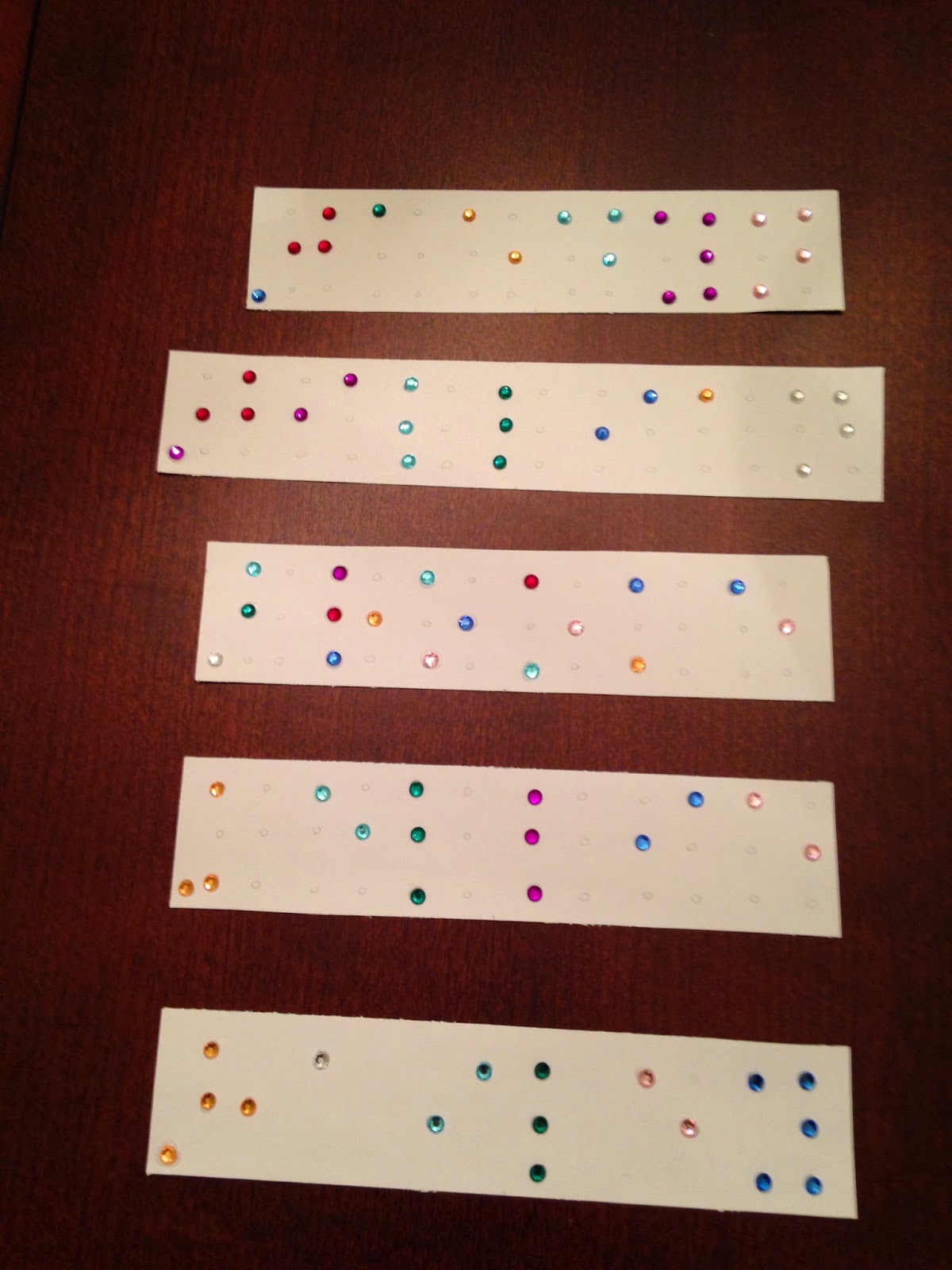 Kapers, Cookies, and Campfires: Craft: Braille Name Tag
