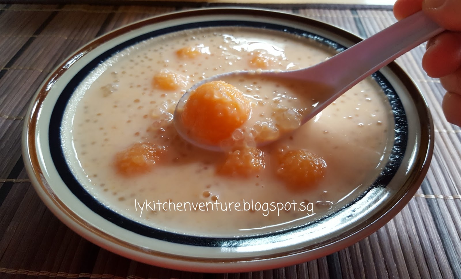 LY's Kitchen Ventures: Rockmelon Sago