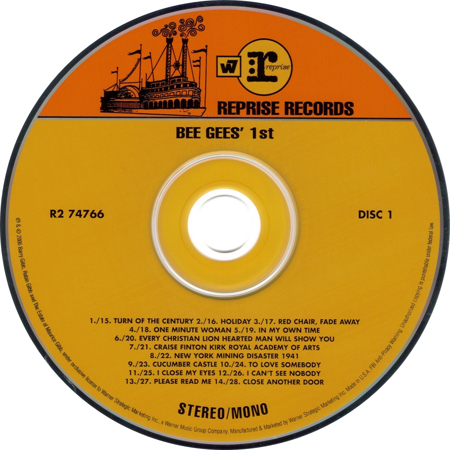 1967 Bee Gee's 1st - Bee Gees - Rockronología