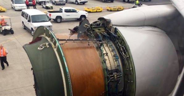 Just A Car Guy: over the Pacific the a fan blade busted off one of the ...