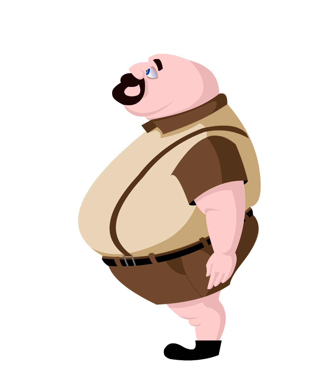 Animation-an-illusion: Mr. Fat