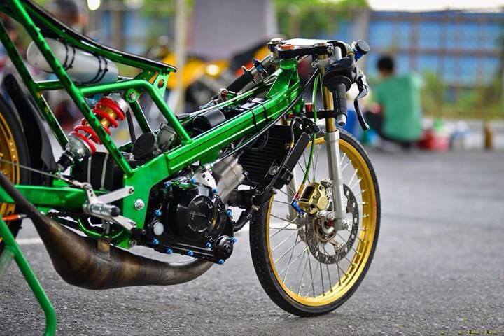Gambar Modifikasi Motor Drag Keren Karya Anak Bangsa - BEKASI OTOMOTIF