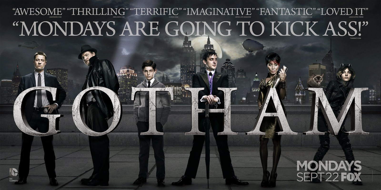 Banner Oficial Para La 1ra Temporada De GOTHAM ~ Full Poster