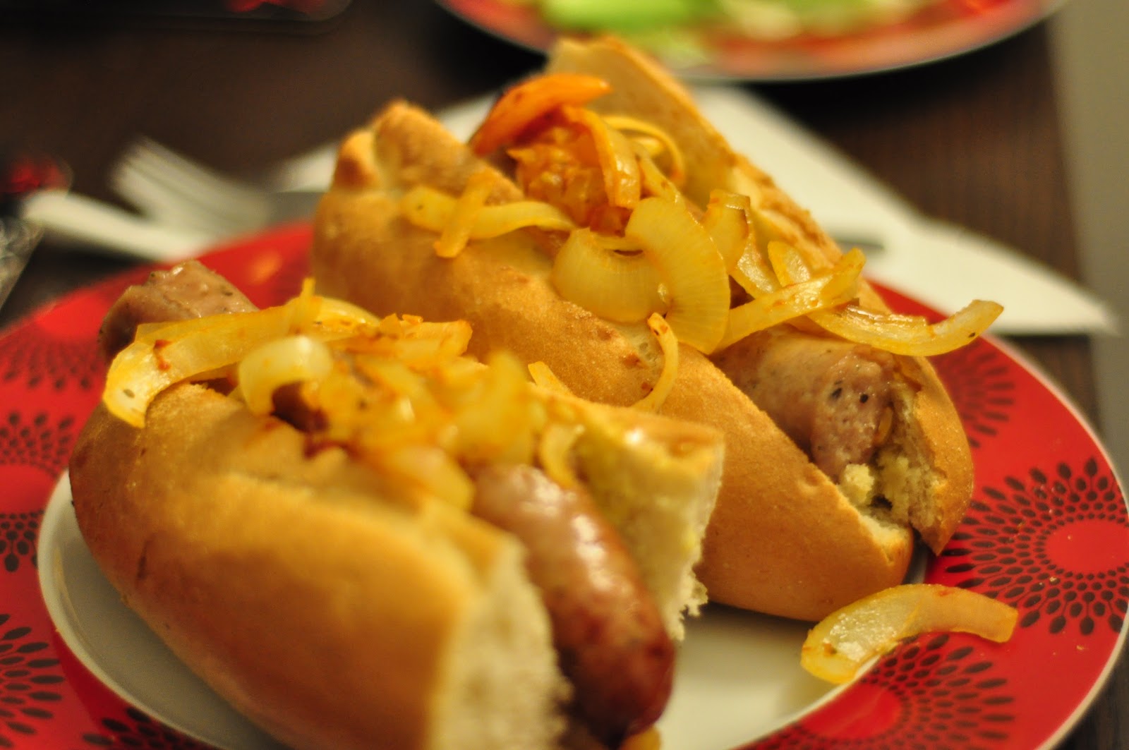 Cake Crumbs and Ink Blots: Posh Hot Dogs