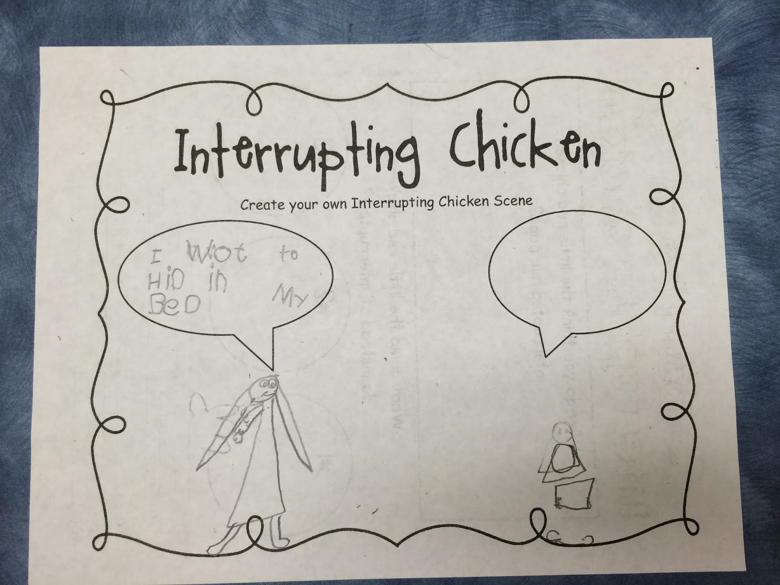 Ms. Sepp's Counselor Corner: Don't Be An Interrupting Chicken