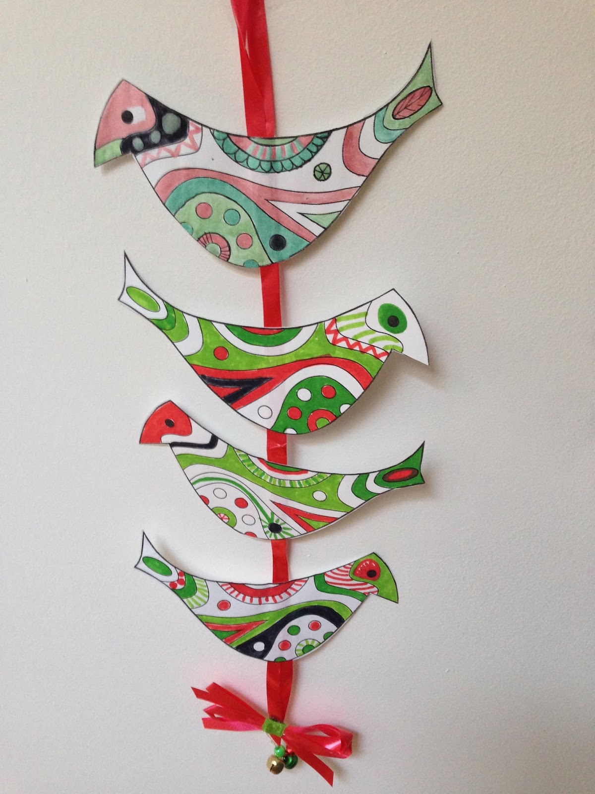 La boite à idées de l' atelier 3B* * *: Déco oiseaux de Noël