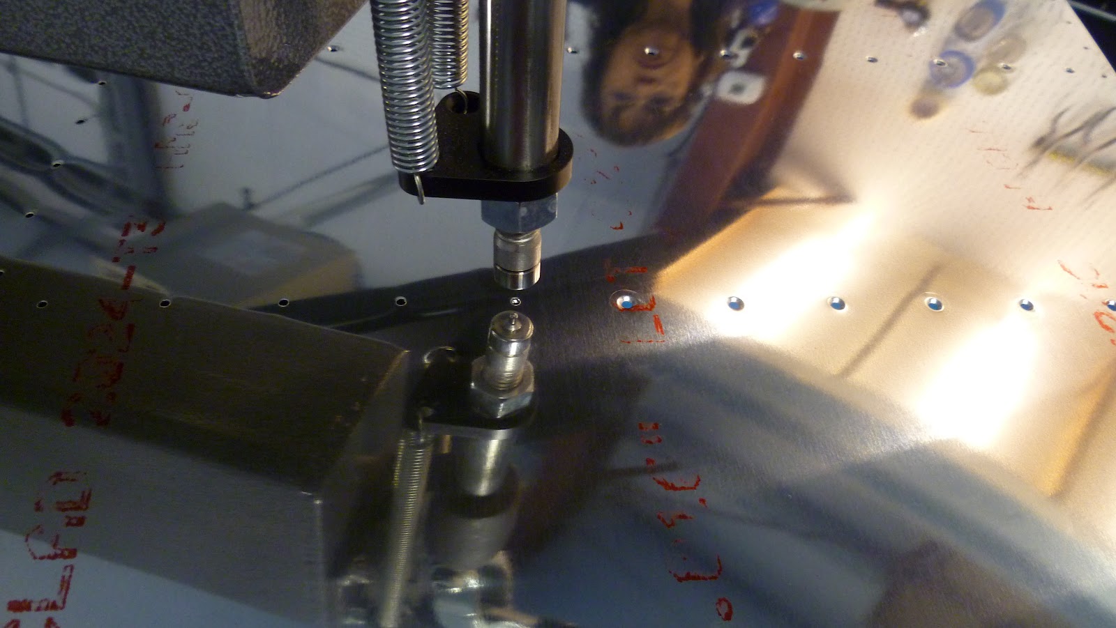 Rough and Ready Aerospace: Step 3.1, Back riveting the stiffeners