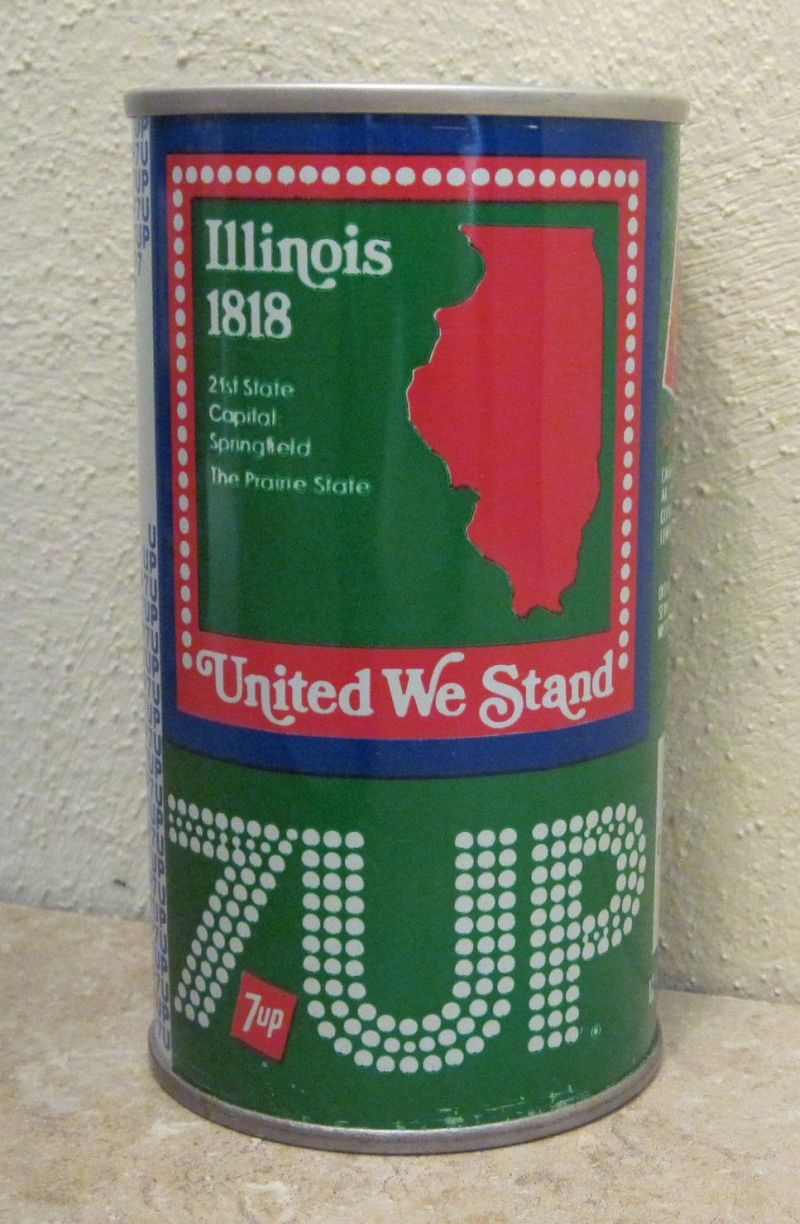 Soda Can Collection: 7 Up "United We Stand" Set Complete