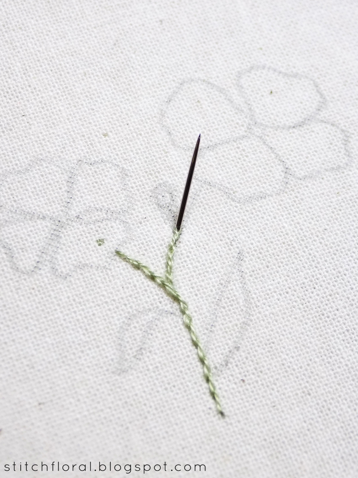 Primrose botanical embroidery: freebie & tutorial - Stitch Floral