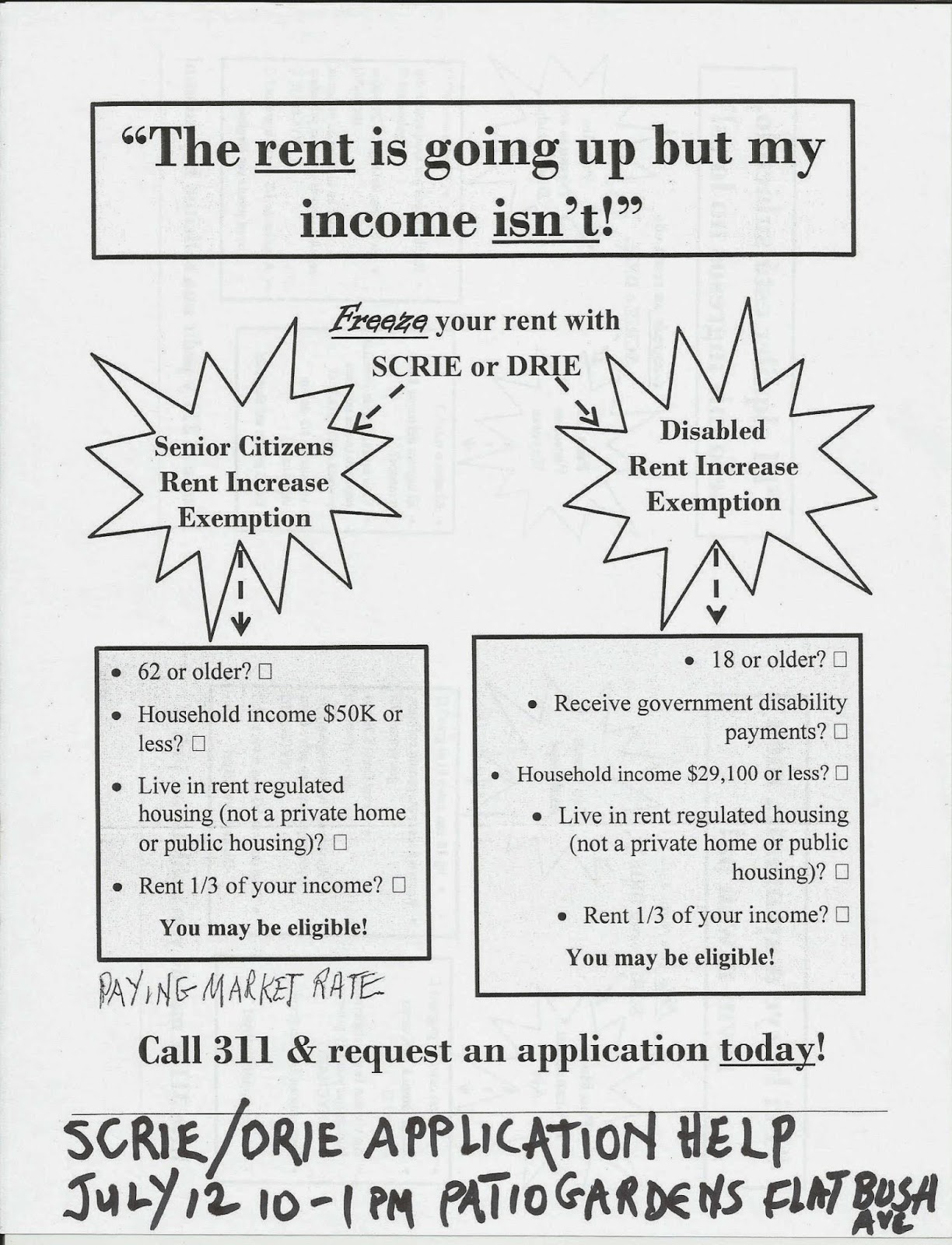 the Q at Parkside: If You Know Someone On a Fixed Income, Please Read...