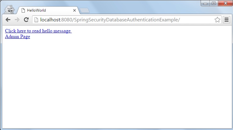 Spring Security Database Authentication Example Java2blog
