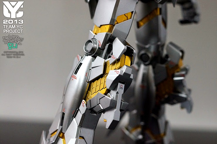 MG 1/100 Full Armor Unicorn Gundam Ver. Ka "Metallic Silver" Painted Build