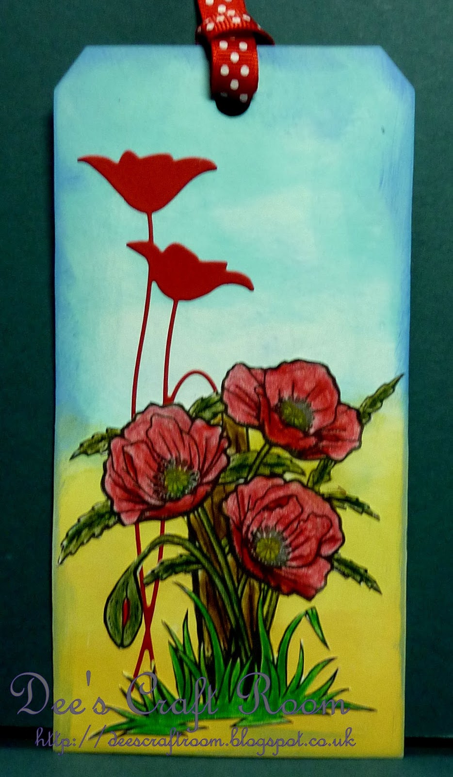 Dee's Craft Room: Poppy Tag