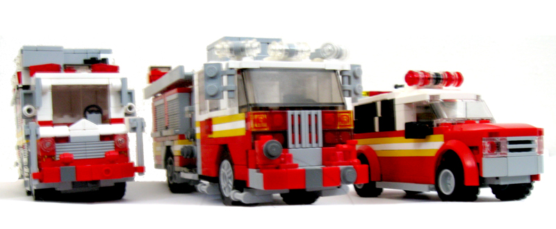 WBA Lego: Replica FDNY trucks delivered