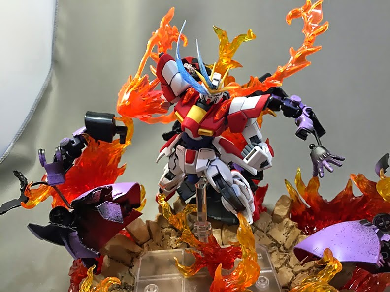 Custom Build: HGBF 1/144 Build Burning Gundam "Cast off"