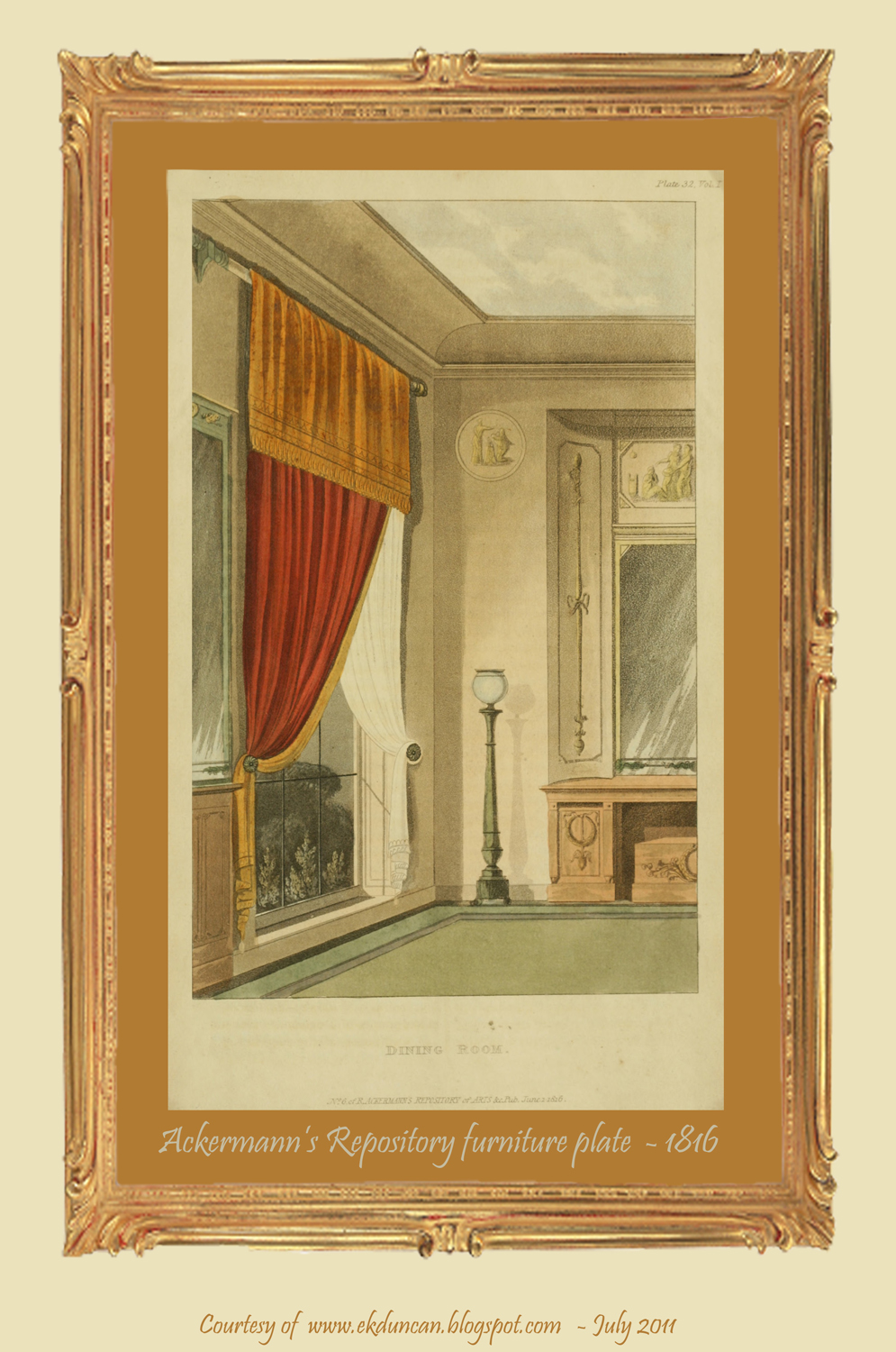 ~ My Fanciful Muse ~: Create a Room - Regency era image - Ackermann's ...