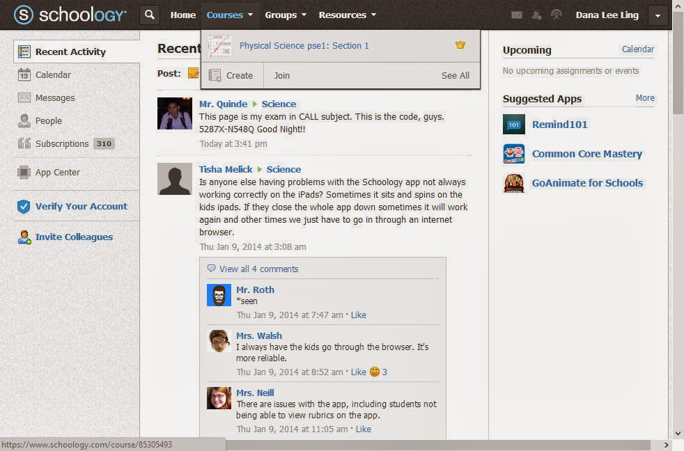 Schoology Beginnings