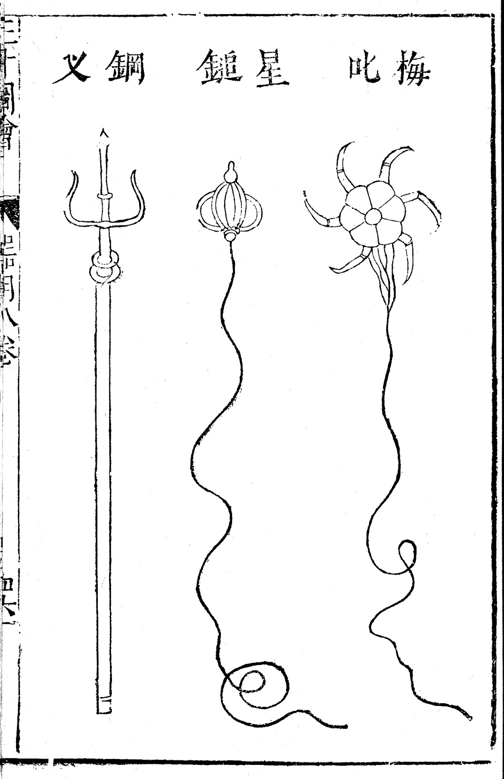 Exotic weapons from 'San Cai Tu Hui (《三才圖會》)' | Great Ming Military