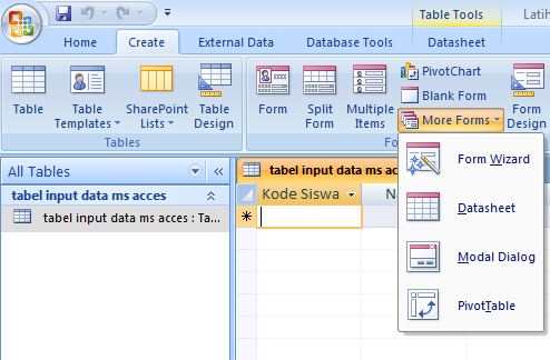 Cara Tepat Input Data dengan Microsoft Acces