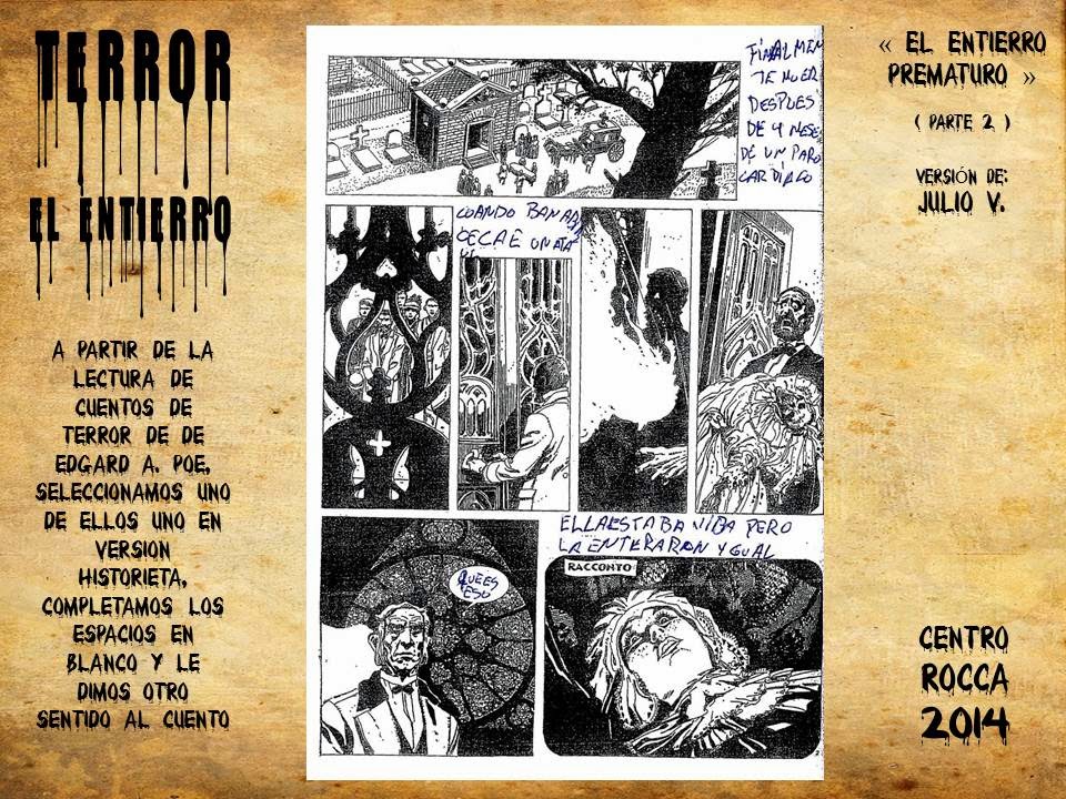 PROYECTO 30: LECTURA Y ESCRITURA CREATIVA 2014 - TERROR