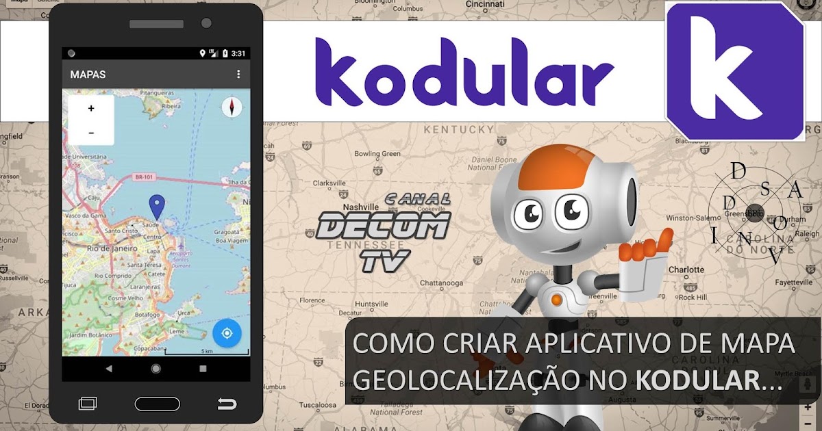 COMO CRIAR APLICATIVO DE MAPA GEOLOCALIZAÇÃO NO KODULAR (davidsonbpe ...