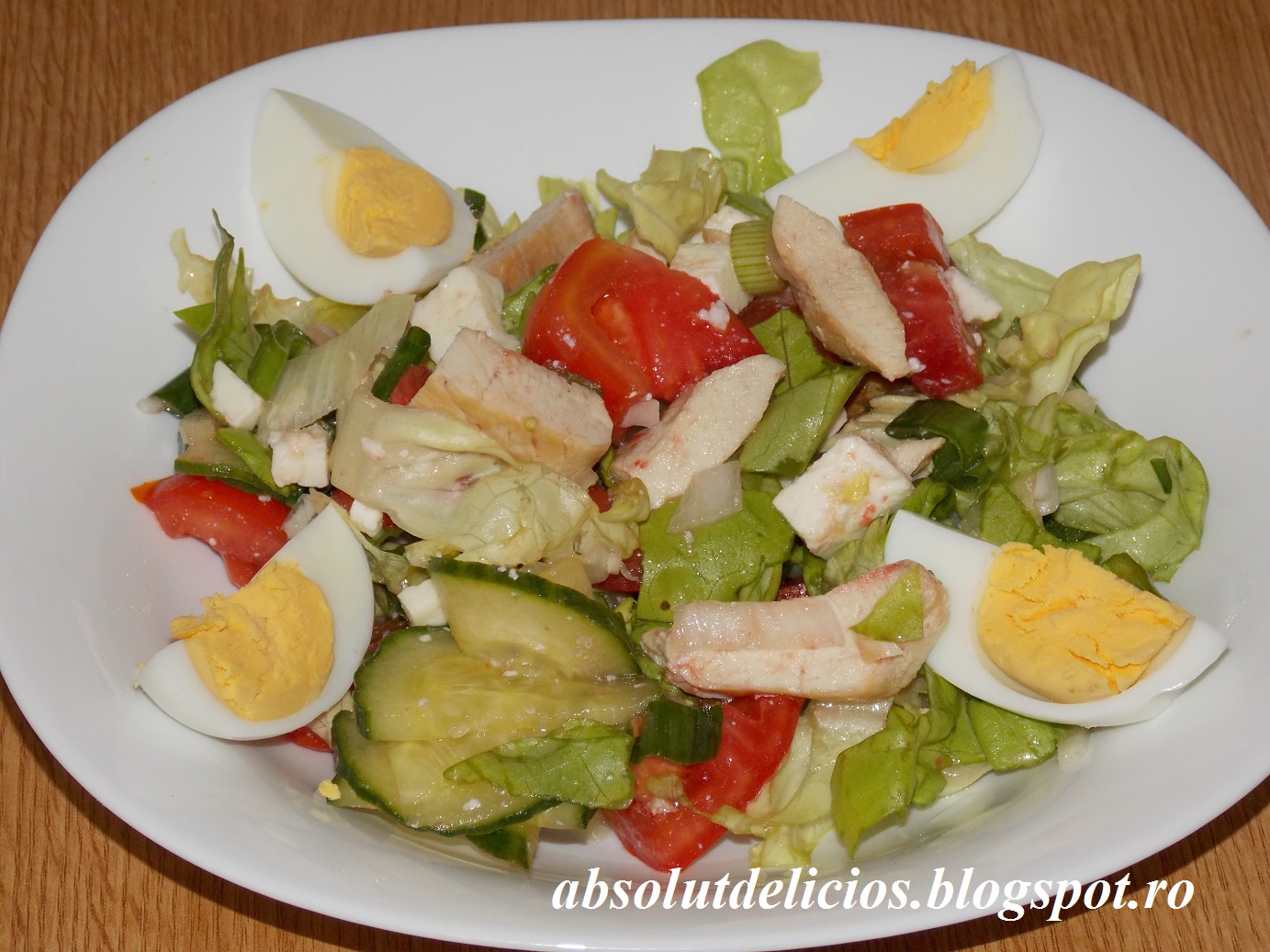 Absolut Delicios: SALATA CU PIEPT DE PUI