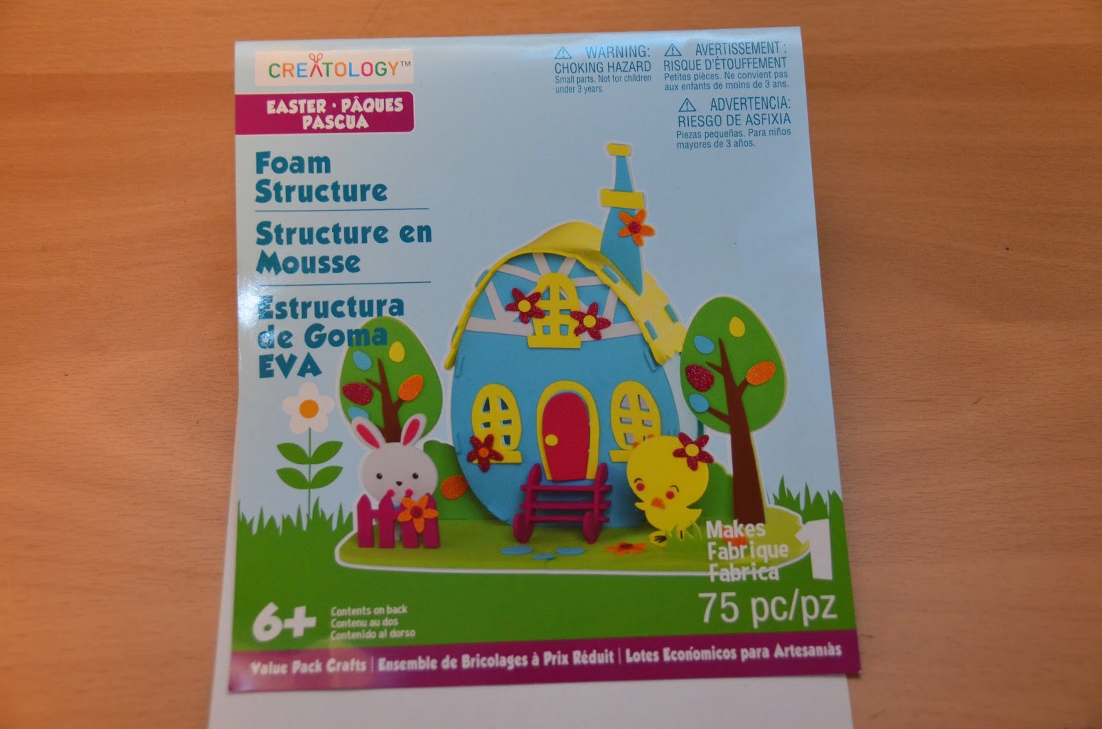 Crafts of the Phoenix: Creatology Easter Foam Structure - Egg Shaped House