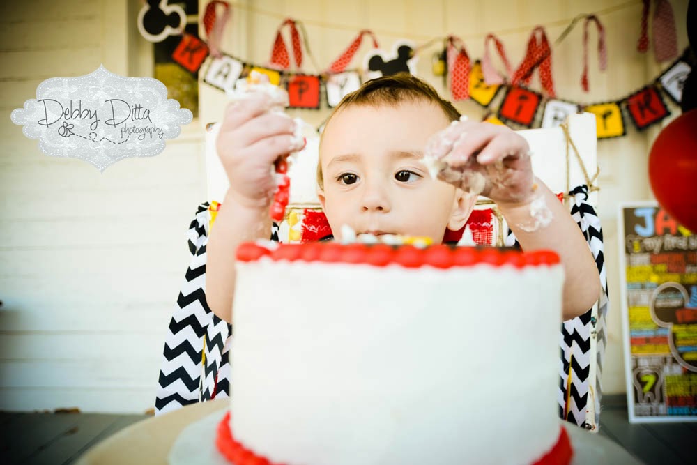Debby Ditta Photography: Happy First Birthday Jaden. One year cake ...