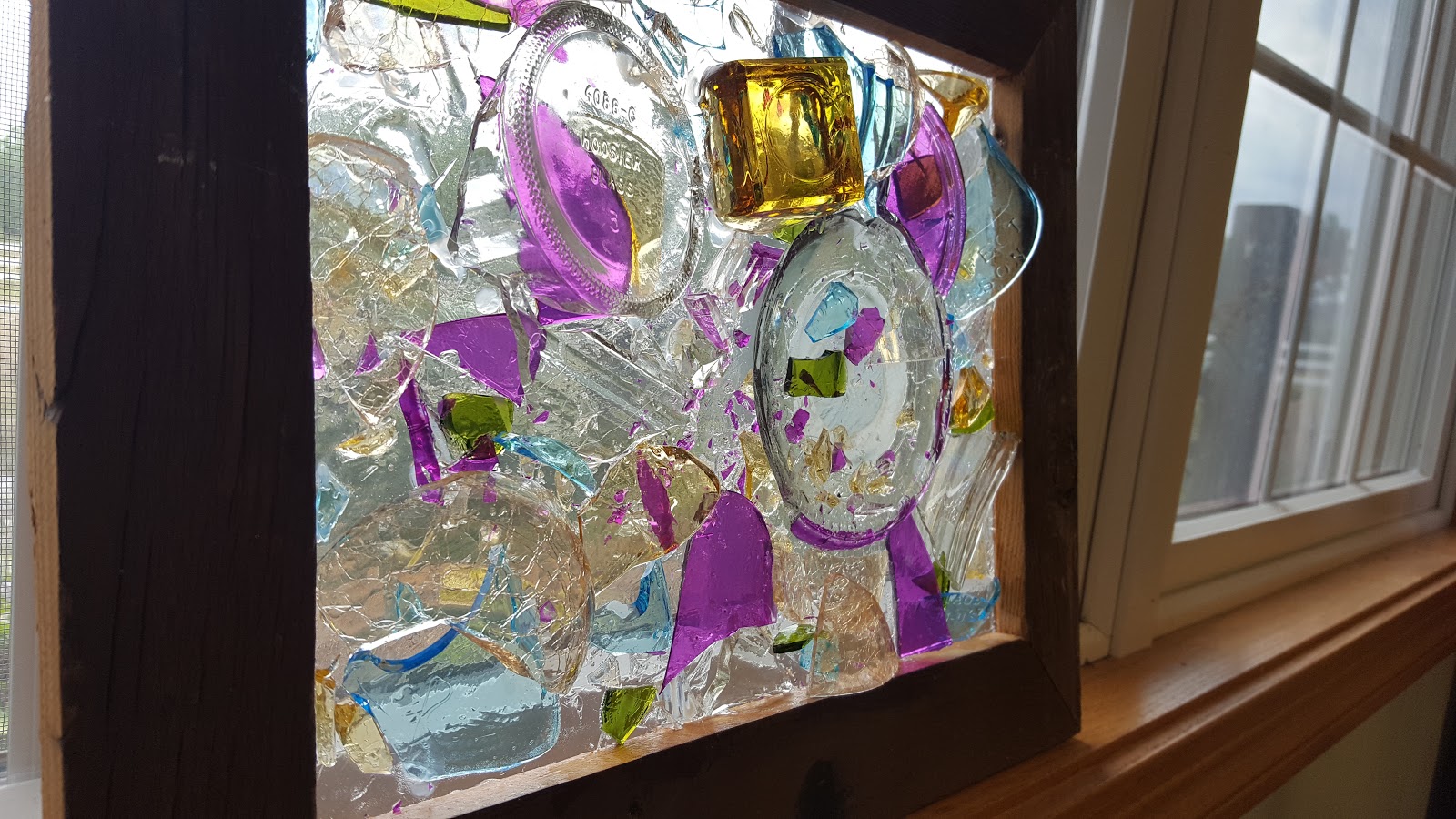 Broken Glass Mosaic Diy