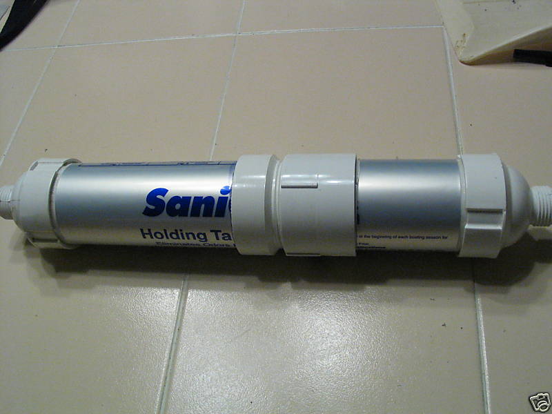 Chip & Debbie Willis on s\v Elegant'sea: SaniGard holding tank filter