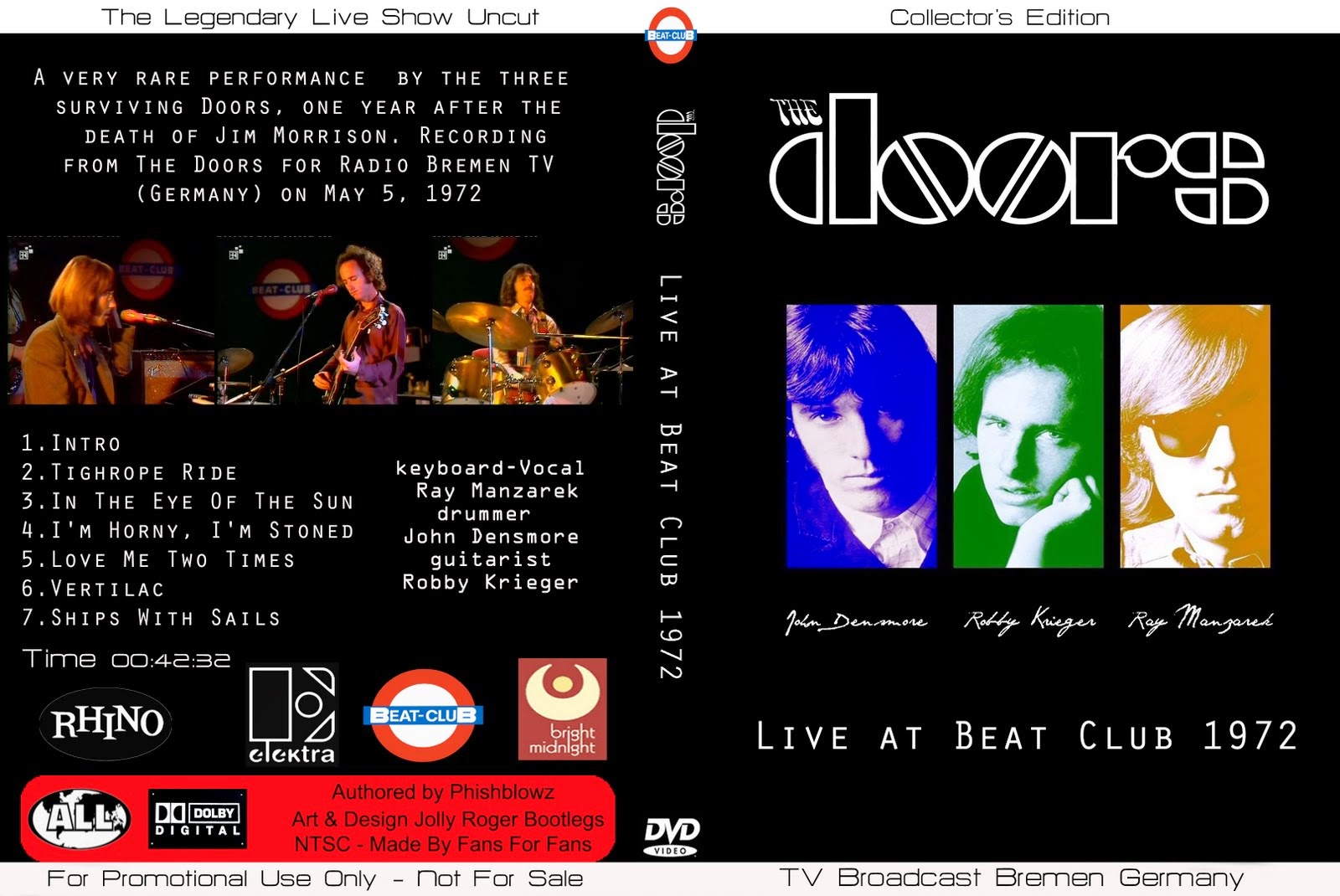 T.U.B.E.: The Doors - 1972-05-03 - Beat Club (DVDfull pro-shot)