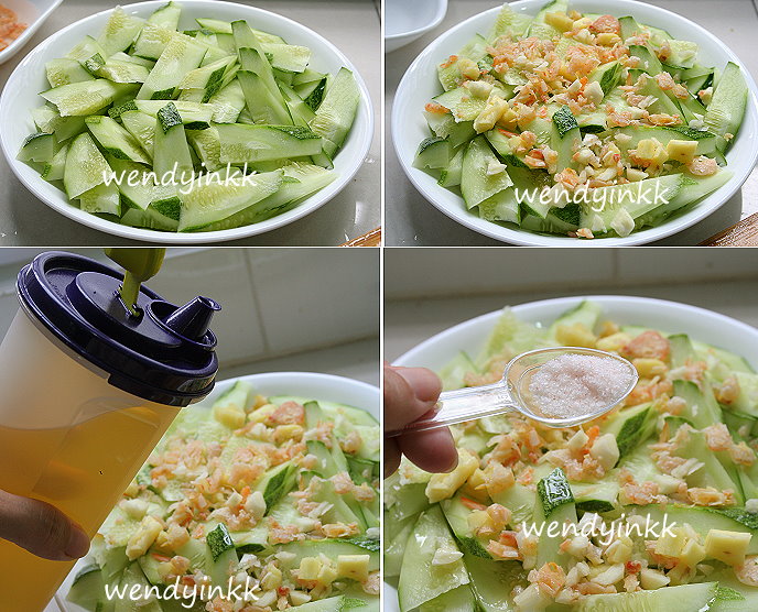 Table for 2.... or more: Steamed Cucumber with Dried Shrimp 蒸青瓜 ...
