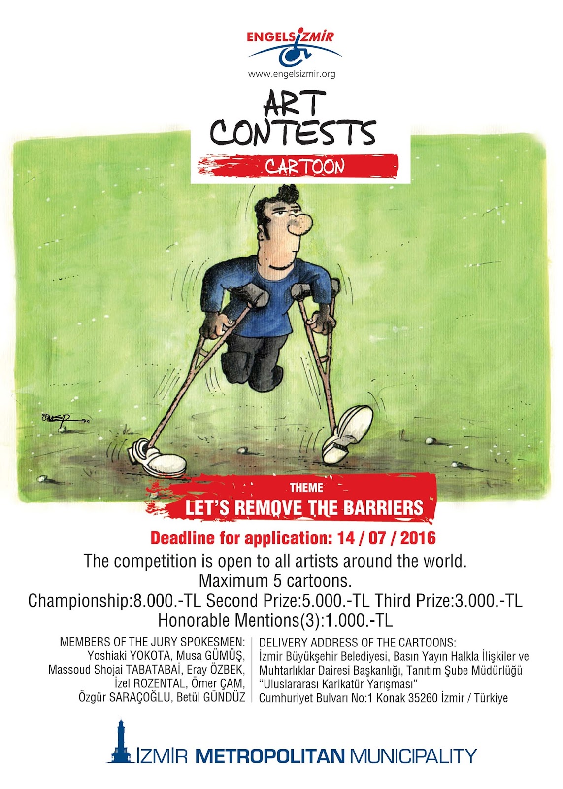 caricaturque: 2nd International Cartoon Competition theme "Let's Remove ...