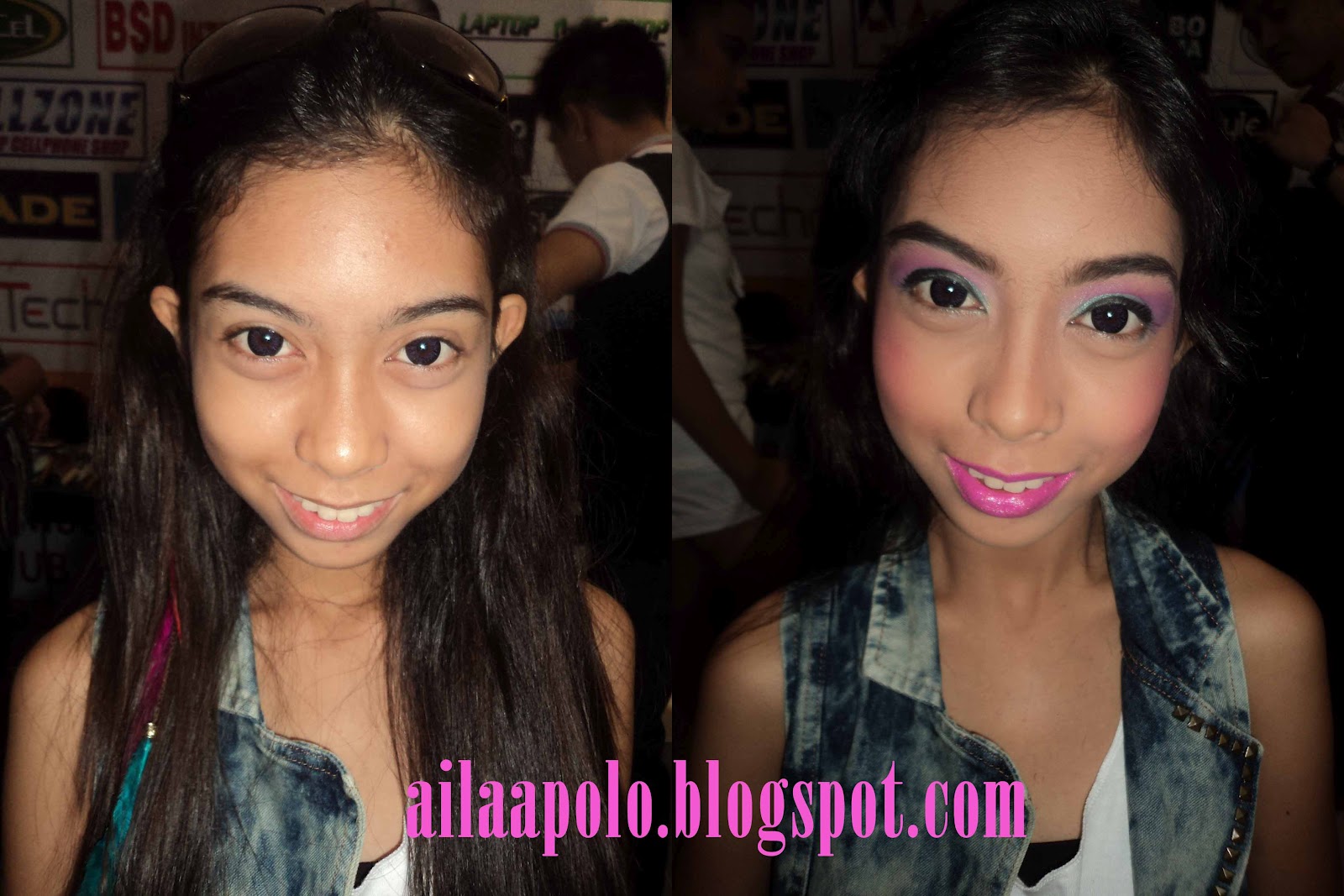 Makeup and My World: 80s Inspired Makeup for GoGreen Models