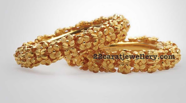 Antique Gemstone Bangles by Neelkanth Jewels - Jewellery Designs