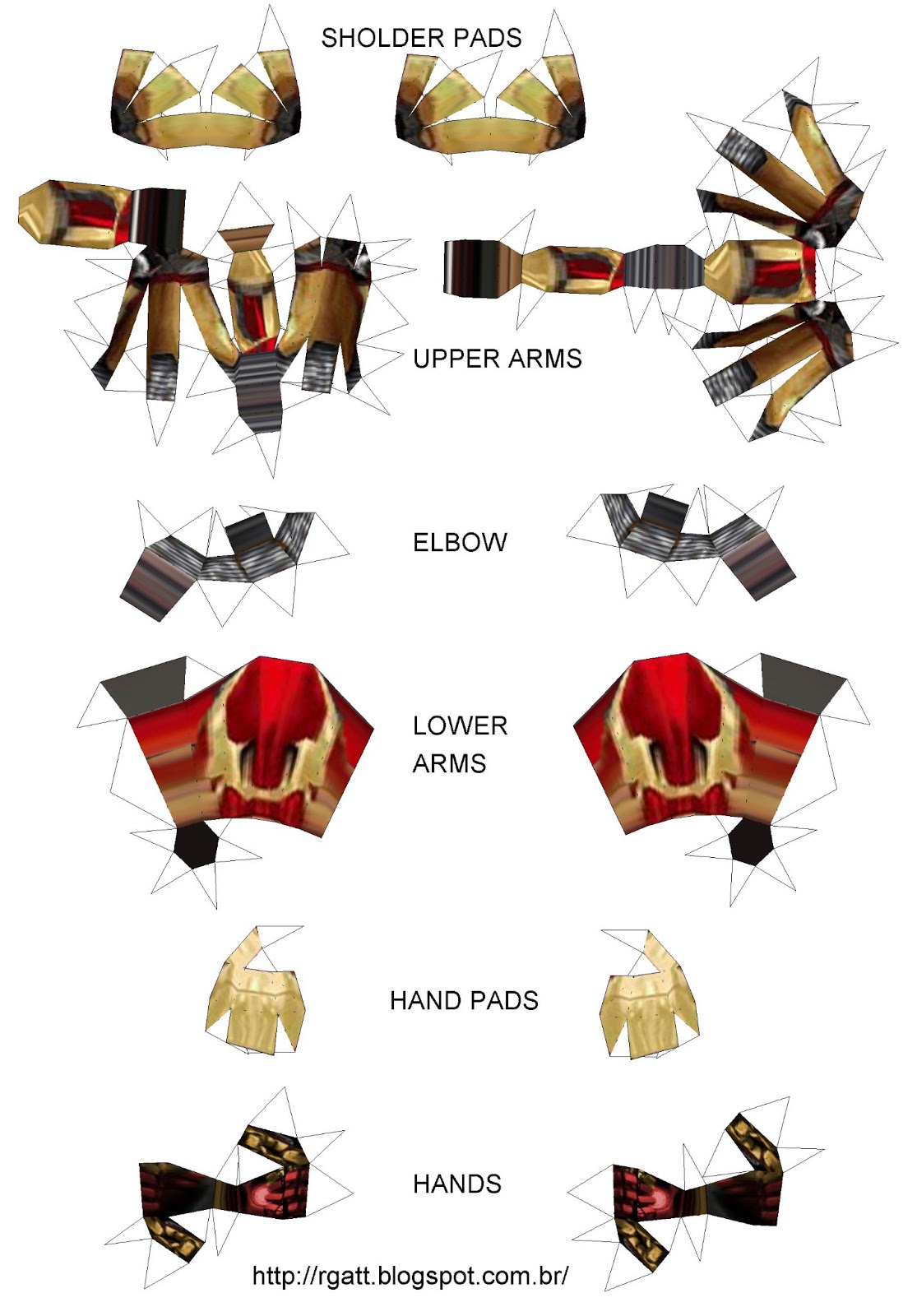 RGatt Personal Work and Tests: IRON MAN 3 MARK XLII FREE PAPERCRAFT
