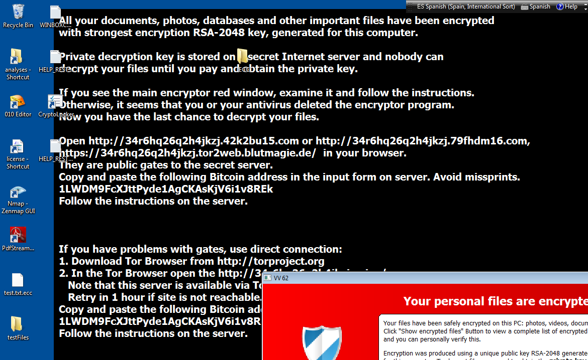 Análisis de un Ransomware de Cifrado ~ Security By Default