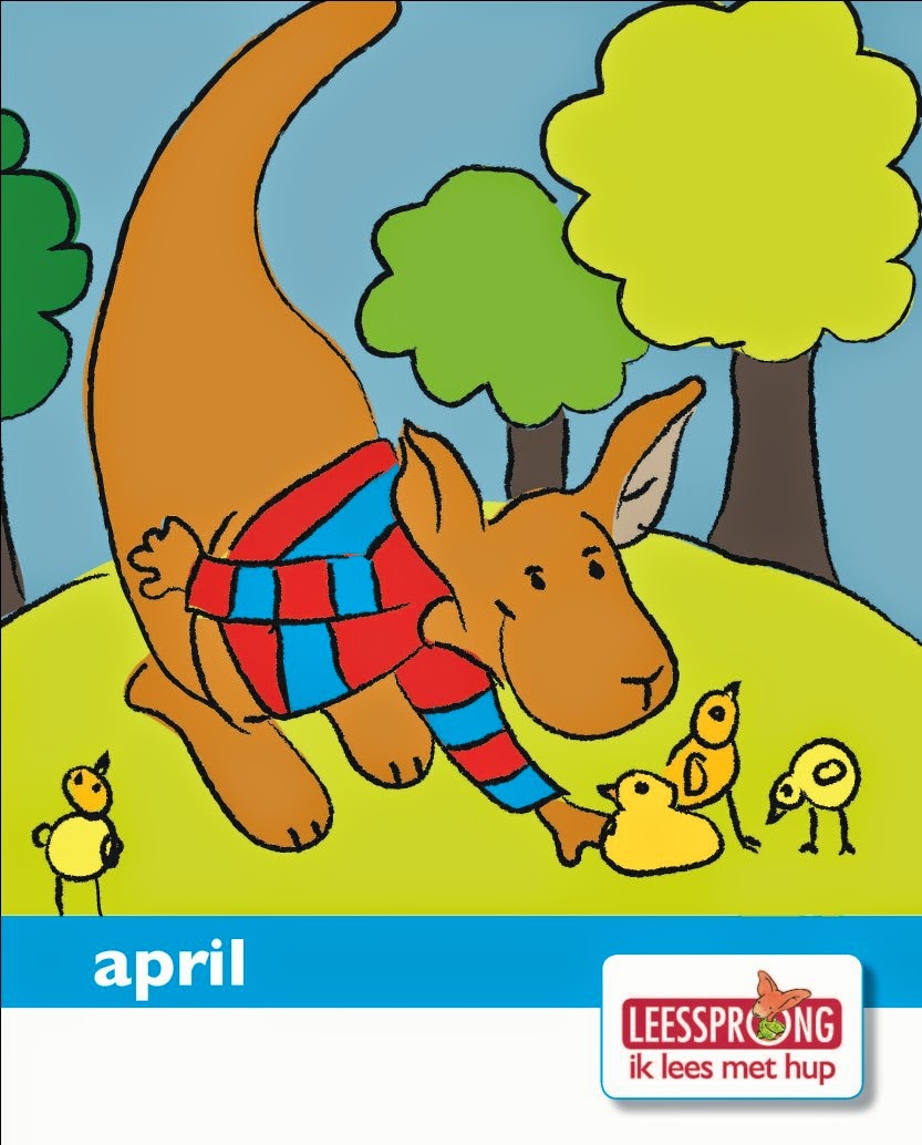 1La De HUPpende kangoeroes: Jarig in april