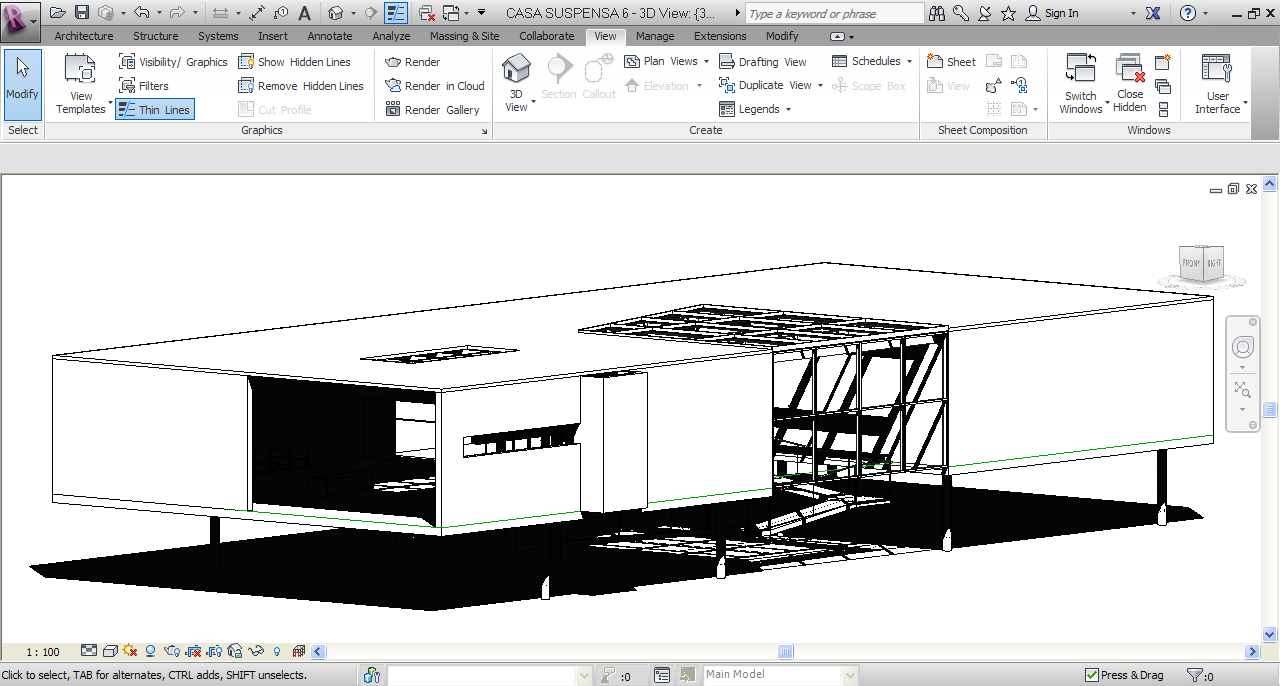 Alexandre Piacsek experimental architecture: PreFab House in Revit