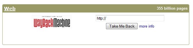 WayBack Machine Lets You View Snapshots of What A Site Looked Like In ...