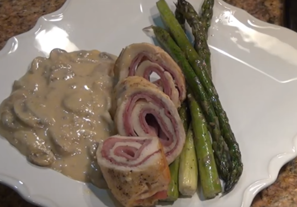 Entre Cucharas: Pollo Enrollado Jamon y Queso