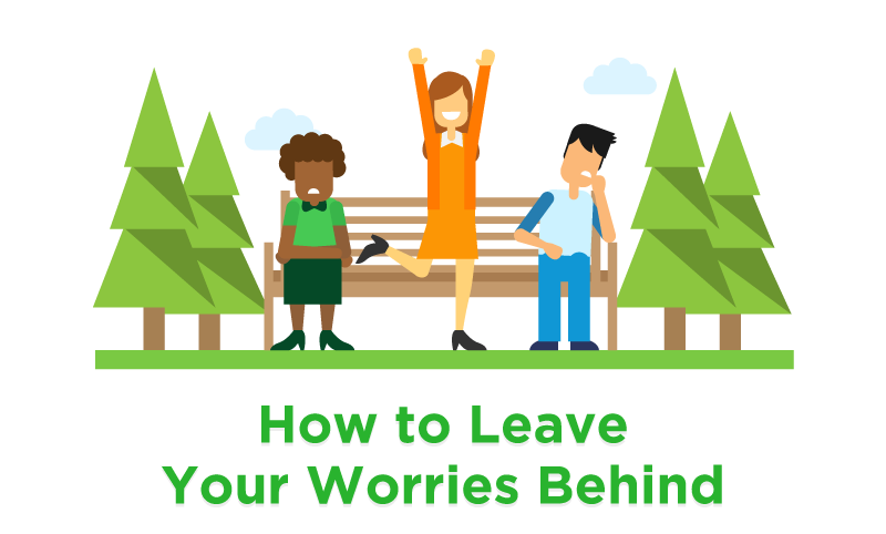 How To Leave Your Worries Behind - #infographic / Digital Information World