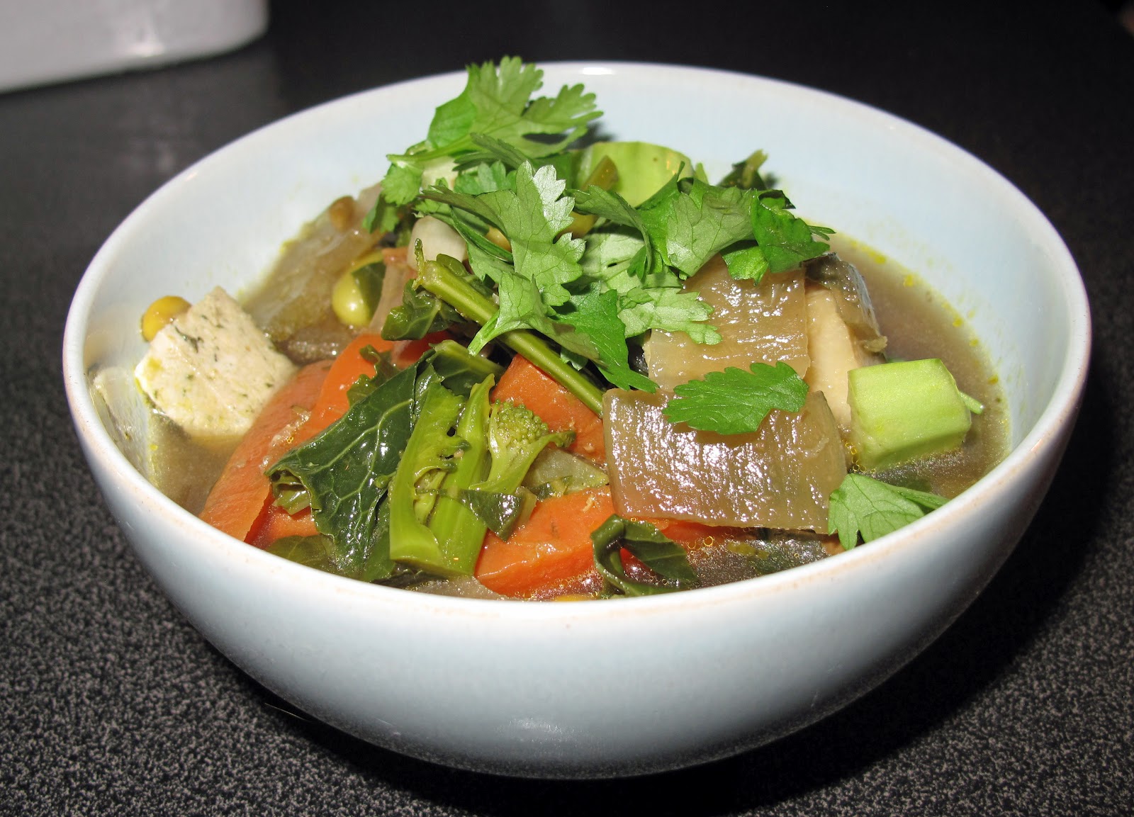 Green Dragonette: Bright Spring flowers and a Herby Spring Broth...