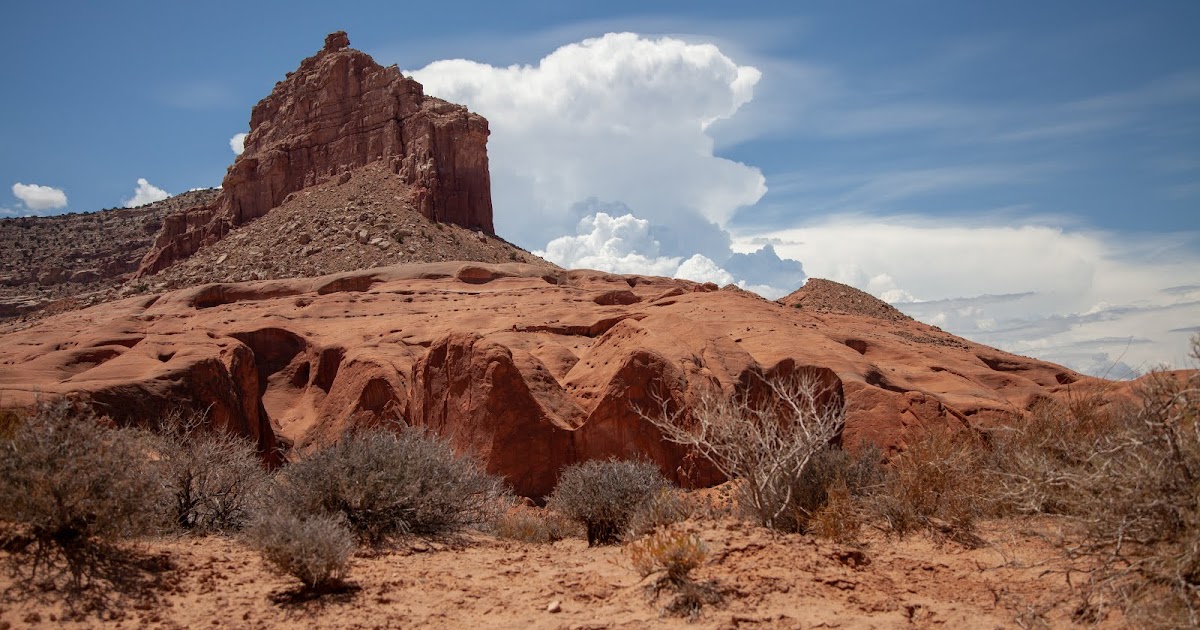 Walking Arizona: Sandstone and Clouds