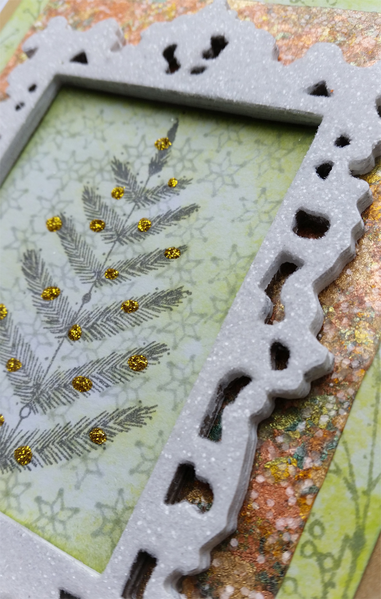 PaperArtsy: 2017 #14 Glitter: Glitter Three Ways with EKC {by Nikki Acton}