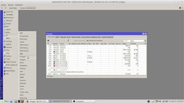 Cara Memblokir Website di MikroTik menggunakan fitur Filter Rules ...