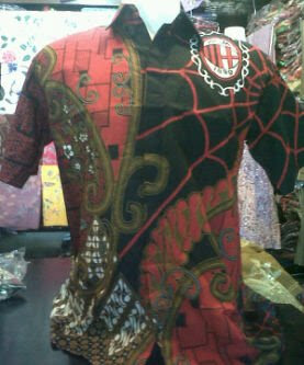International Batik Center: Batik bola AC MILAN Spider